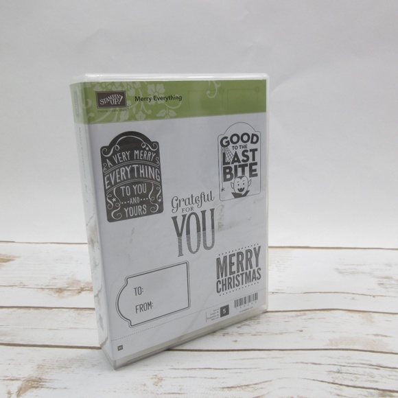 Stampin Up! | Office | Stampin Up Merry Everything Stamp Set | Poshmark
